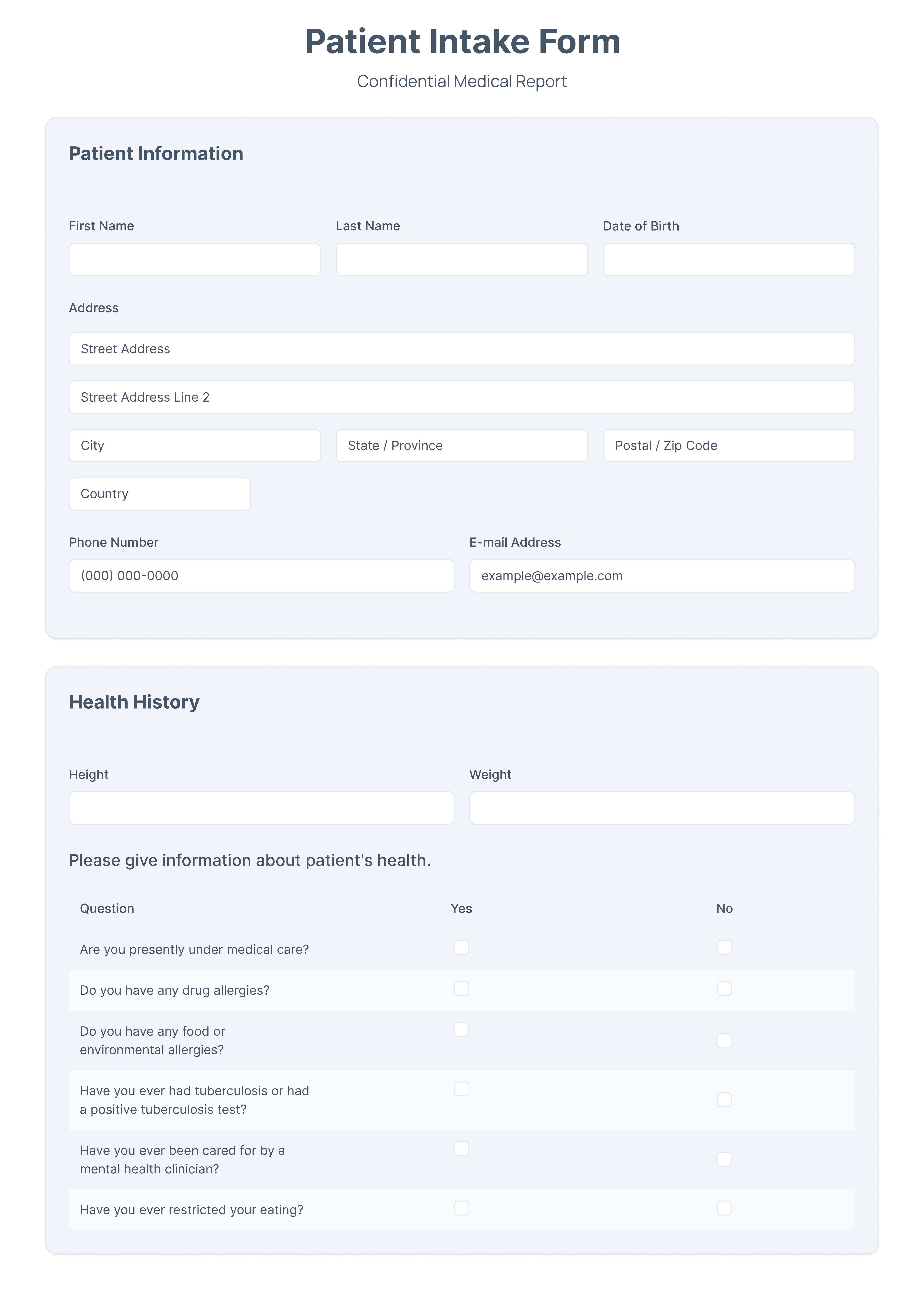Fillable Intelligence Report Template Printable Pdf Download